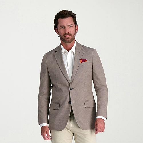 Click here for Haggar JMH Tailored Mini Dobby Mens Stretch Fabric... prices