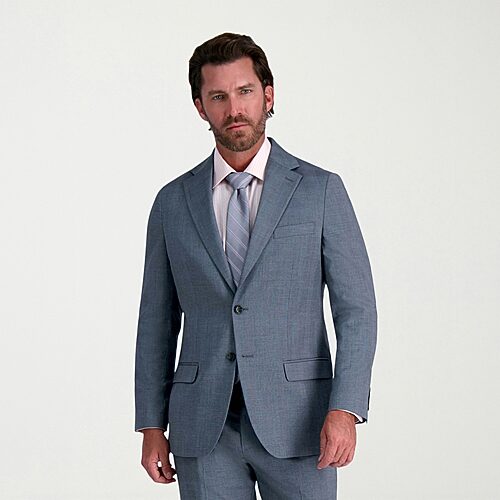 Click here for Haggar JMH Tailored Glen Plaid Mens Stretch Fabric... prices