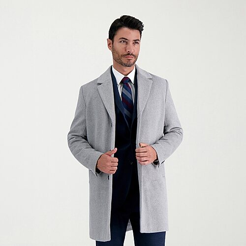 Click here for Haggar Premium Mens Lightweight Topcoat Coat  X-la... prices