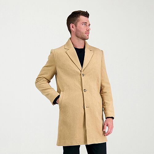 Click here for Haggar Premium Mens Lightweight Topcoat Coat  X-la... prices