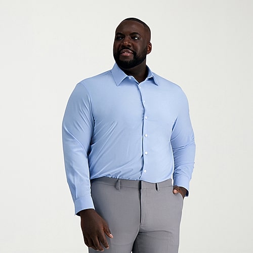 Click here for Big & Tall Haggar Mens Smart Wash Classic Fit Dres... prices