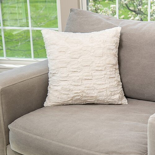 Click here for Northwest Square Throw Pillow  One Size  White prices