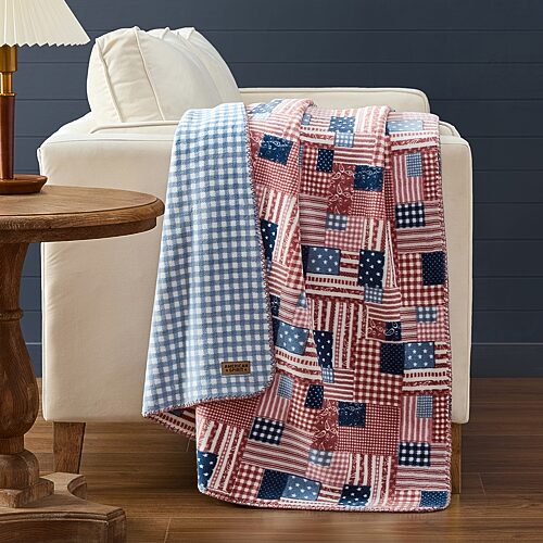 Click here for AMERICAN SPIRIT Big Sky Reversible Coco Plush Thro... prices