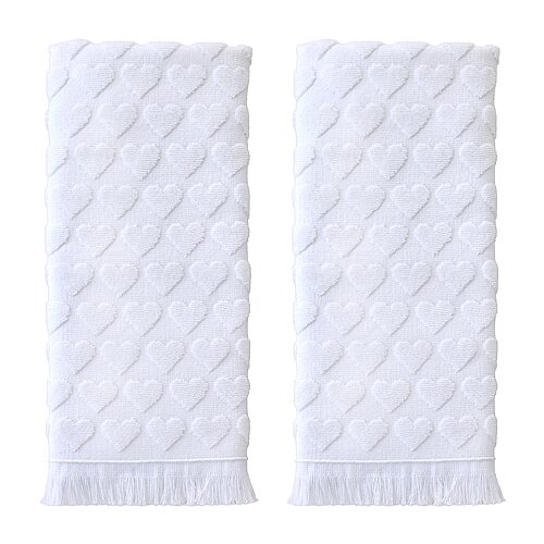 Click here for Skl Home Heart Jacquard Hand Towel 2-Pc.Hand Towel... prices