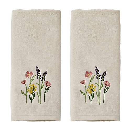 Click here for Saturday Knight Meadow Bouquet 2-pc. Floral Hand T... prices