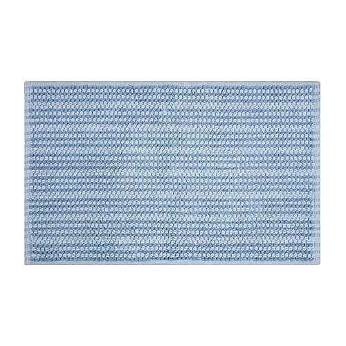 Click here for Martex Contrast Stripe Bath Rug  One Size  Blue prices