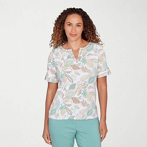 Click here for Womens Hearts of Palm Fresh Start Roll Tab Sleeve... prices