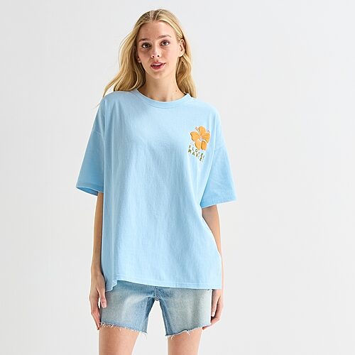 Click here for California Flower Market Oversized Tee Womens Juni... prices