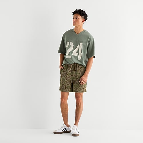 Click here for Arizona Mens 6 1/2 Jogger Short  Large  Green prices
