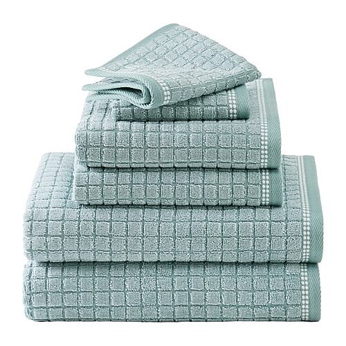 Click here for Town And Country Windowpane Textured 6-pc. Quick D... prices