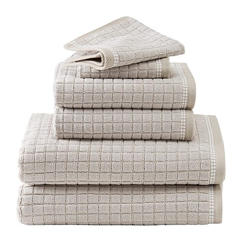 Click here for Town And Country Windowpane Textured 6-pc. Quick D... prices