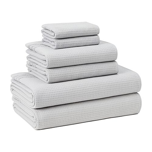Click here for Town And Country Small Waffle Woven Terry Stripe 6... prices