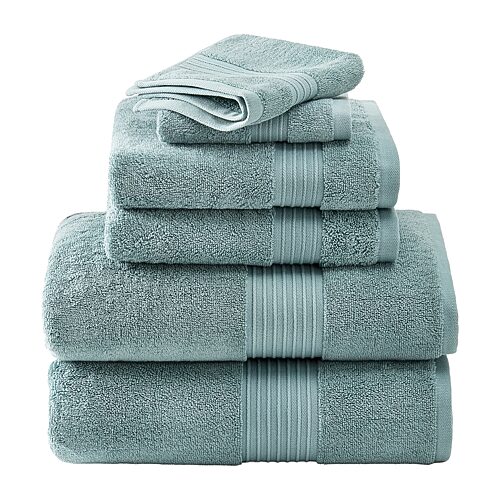 Click here for Town And Country Solid Dobby Border 6-pc. Quick Dr... prices