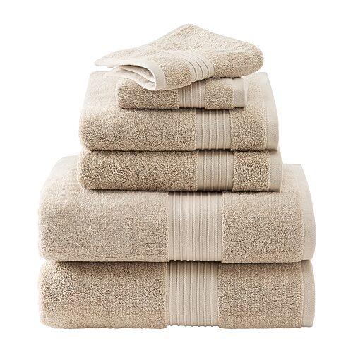 Click here for Town And Country Solid Dobby Border 6-pc. Quick Dr... prices