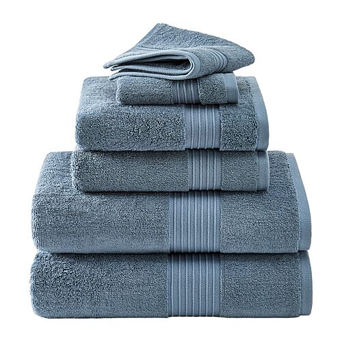 Click here for Town And Country Solid Dobby Border 6-pc. Quick Dr... prices