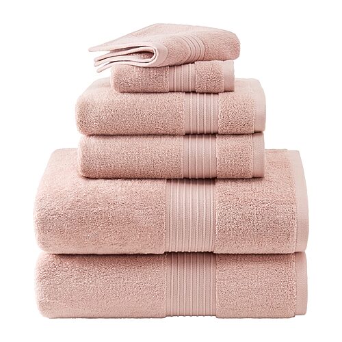 Click here for Town And Country Solid Dobby Border 6-pc. Quick Dr... prices