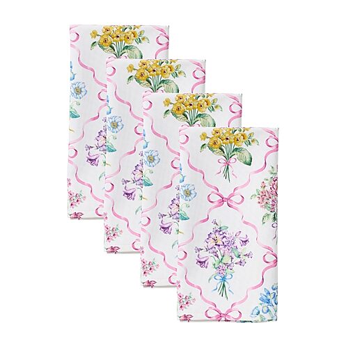 Click here for Lenox Bouquet Ribbon 4-pc. Napkins  One Size  Mult... prices