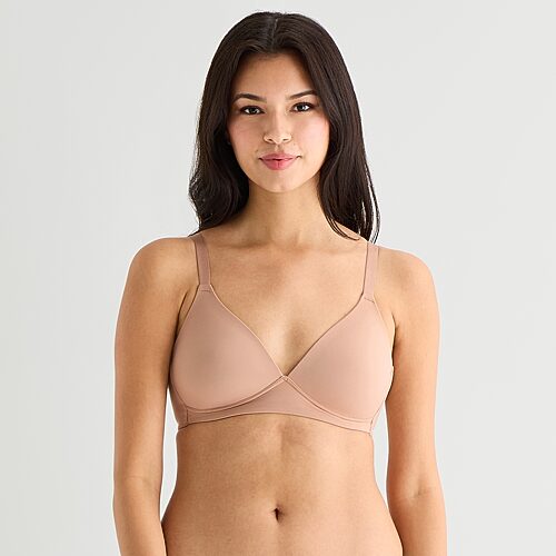 Click here for Arizona Body Cloud Kissed Wireless Triangle Plunge... prices