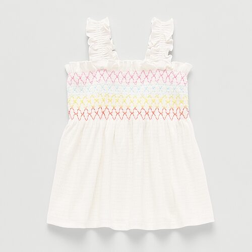 Click here for Okie Dokie Baby Girls Square Neck Sleeveless Tank... prices