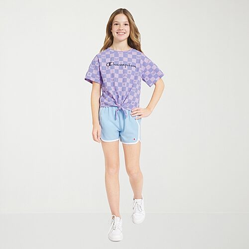 Click here for Girls (7-16) Champion(R) Checkered Meet & Greet Ti... prices