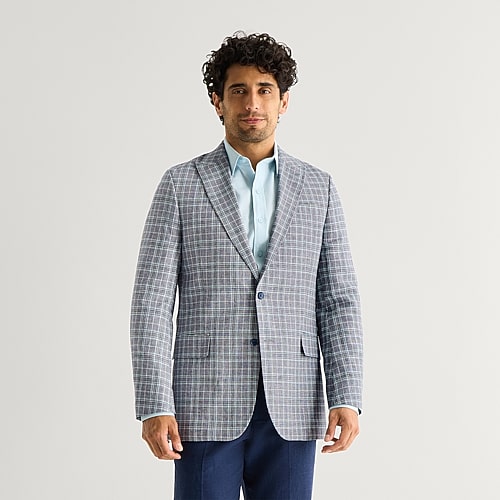 Click here for Stafford Mens Plaid Classic Fit Sport Coat  50 Reg... prices