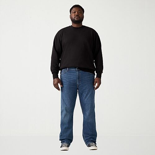 Click here for Levis Mens Big & Tall 506 Comfort Jean - Blue deni... prices