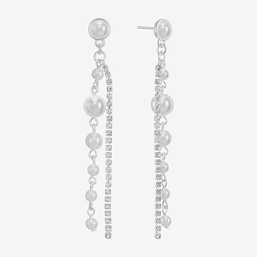 Click here for Monet Jewelry Timeless Womens Glass Simulated Pear... prices