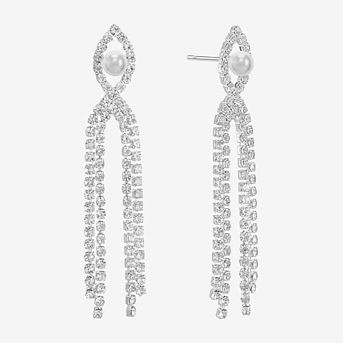 Click here for Monet Jewelry Timeless Womens Glass Simulated Pear... prices