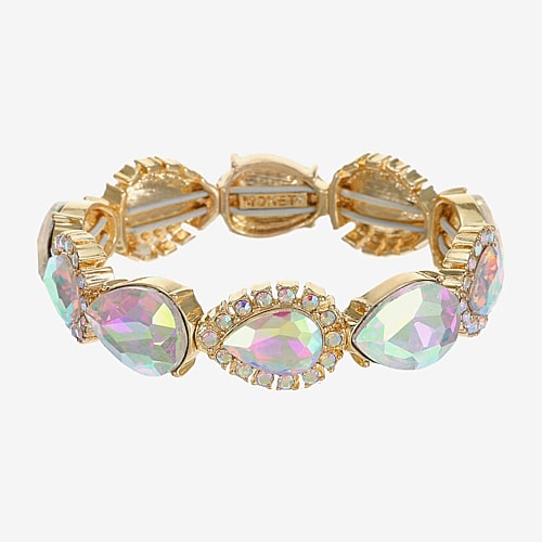 Click here for Monet Jewelry Womens Glass Stretch Bracelet  One S... prices
