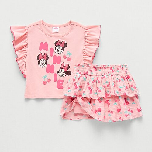 Click here for Toddler Girls 2-pc. Minnie Mouse Skirt Set  3t  Pu... prices