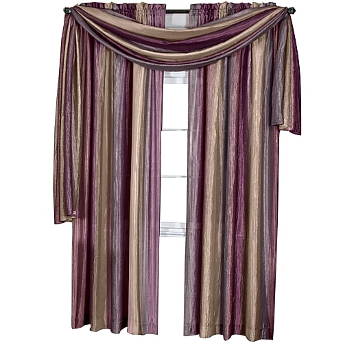 Click here for Ombre Scarf Valance  One Size  Purple prices