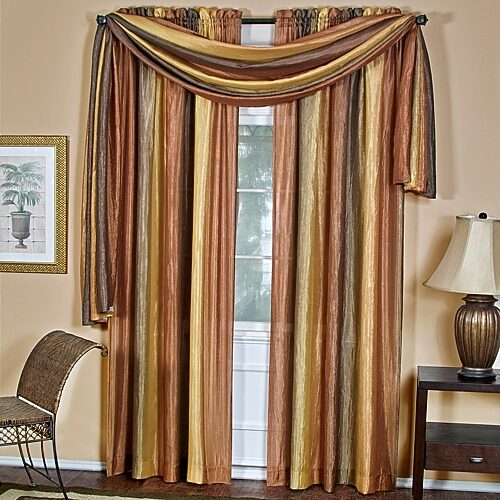 Click here for Ombre Scarf Valance  One Size  Orange prices