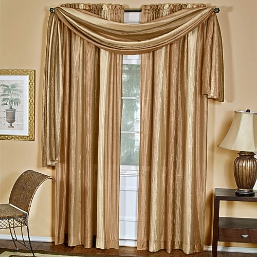 Click here for Ombre Scarf Valance  One Size  Beige prices