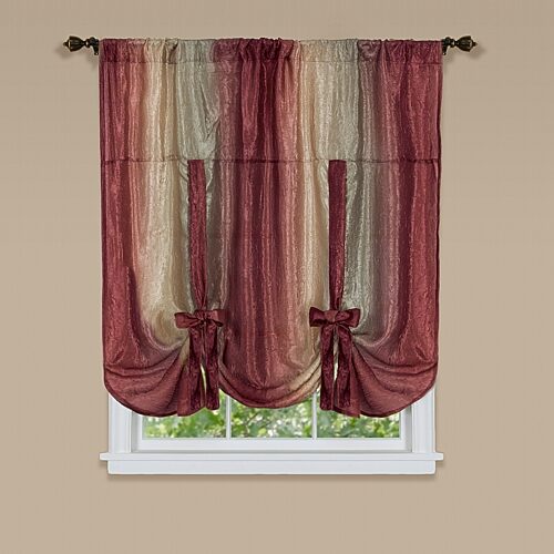 Click here for Ombre Light-Filtering Rod Pocket Single Tie-Up Sha... prices