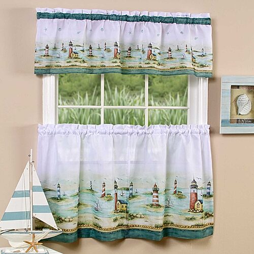 Click here for Rod Pocket Window Tier  One Size  Brown prices