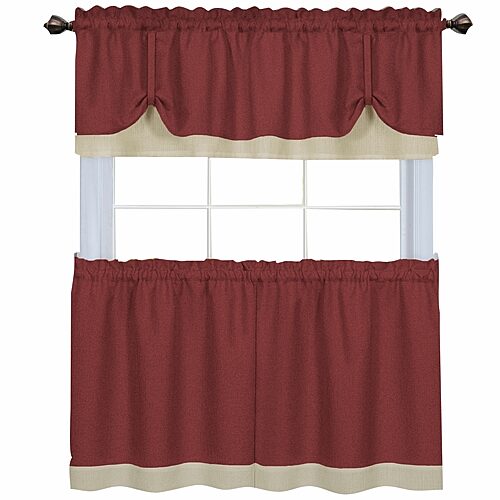 Click here for Achim Darcy Kitchen Curtain Set prices