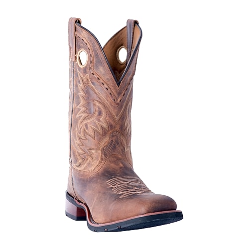 Click here for Laredo Mens Kane Block Heel Cowboy Boots  12 Wide... prices