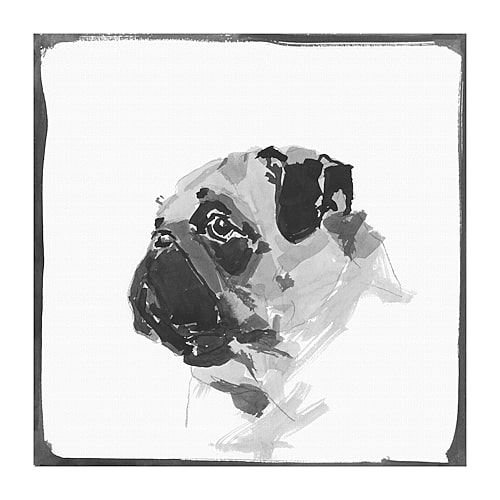 Click here for Lumaprints Pug Traditional Canvas Art  One Size  W... prices