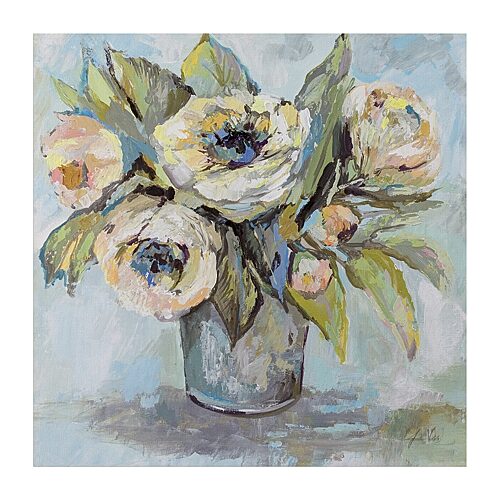 Click here for Lumaprints Soft Blooms Canvas Art  One Size  Yello... prices