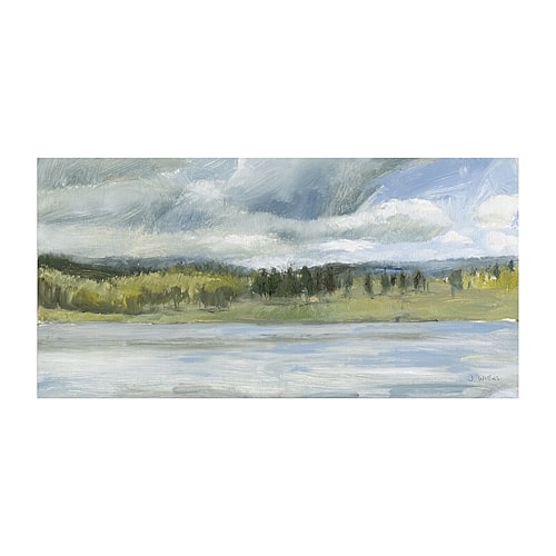 Click here for Lumaprints Interior Lake I Canvas Art  One Size  G... prices