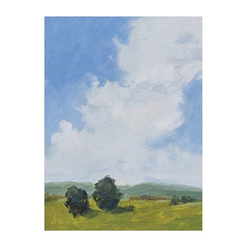 Click here for Lumaprints July Clouds Canvas Art  One Size  Blue prices