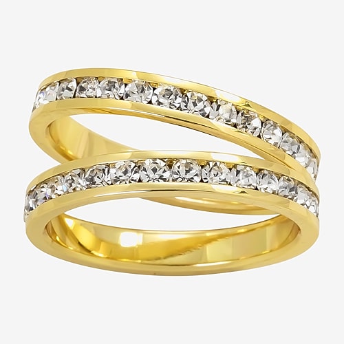 Click here for Sparkle Allure Womens Crystal 14K Gold Over Brass... prices