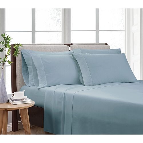 Cannon Hert Solid Sheet Set  One Size  Blue