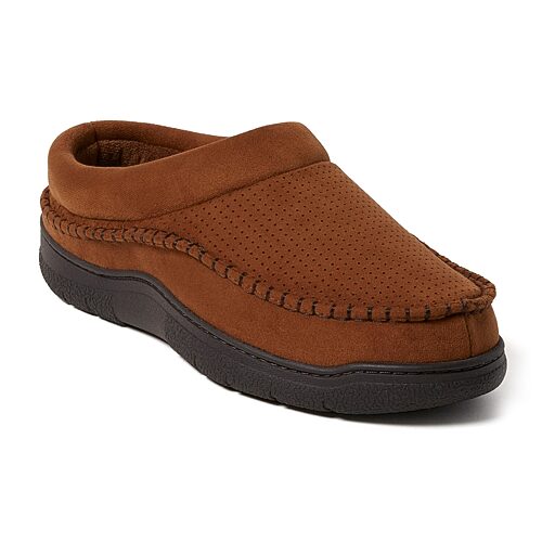 Click here for Dearfoams Mens Thompson Moccasin Toe Clog House Sh... prices