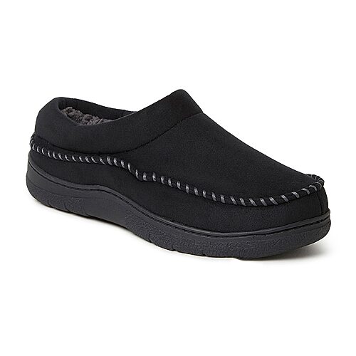 Click here for Dearfoams Mens Thompson Moccasin Toe Clog House Sh... prices