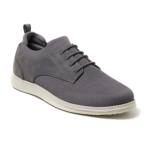 Click here for Dearfoams Mens Nash Stretch Knit Oxford Slip On Sn... prices