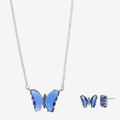 Click here for Sparkle Allure Light Up Box Womens Blue Cubic Zirc... prices