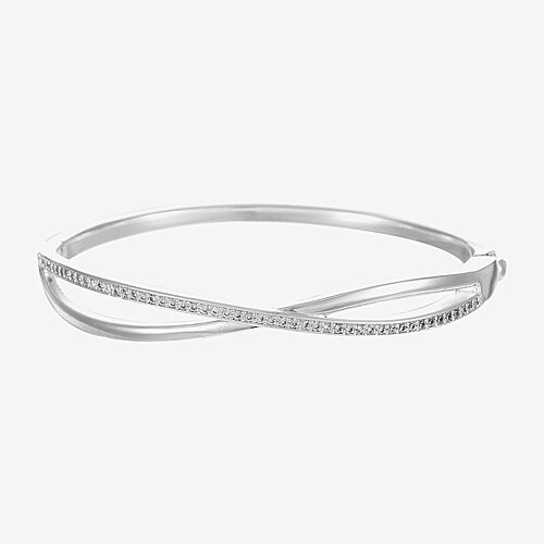 Click here for Sparkle Allure Crossover Womens Cubic Zirconia Pur... prices