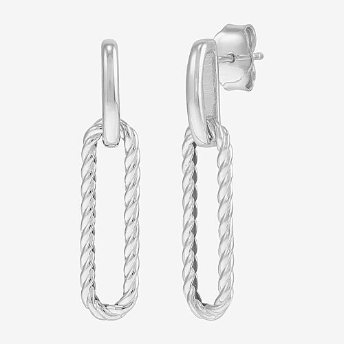 Click here for Silver Addiction Womens Sterling Silver Drop Earri... prices