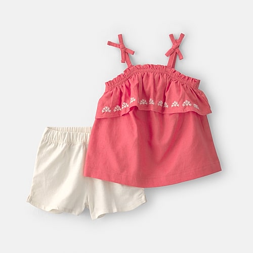 Click here for Carters Baby Girls 2-pc. Short Set  6 Months  Pink prices